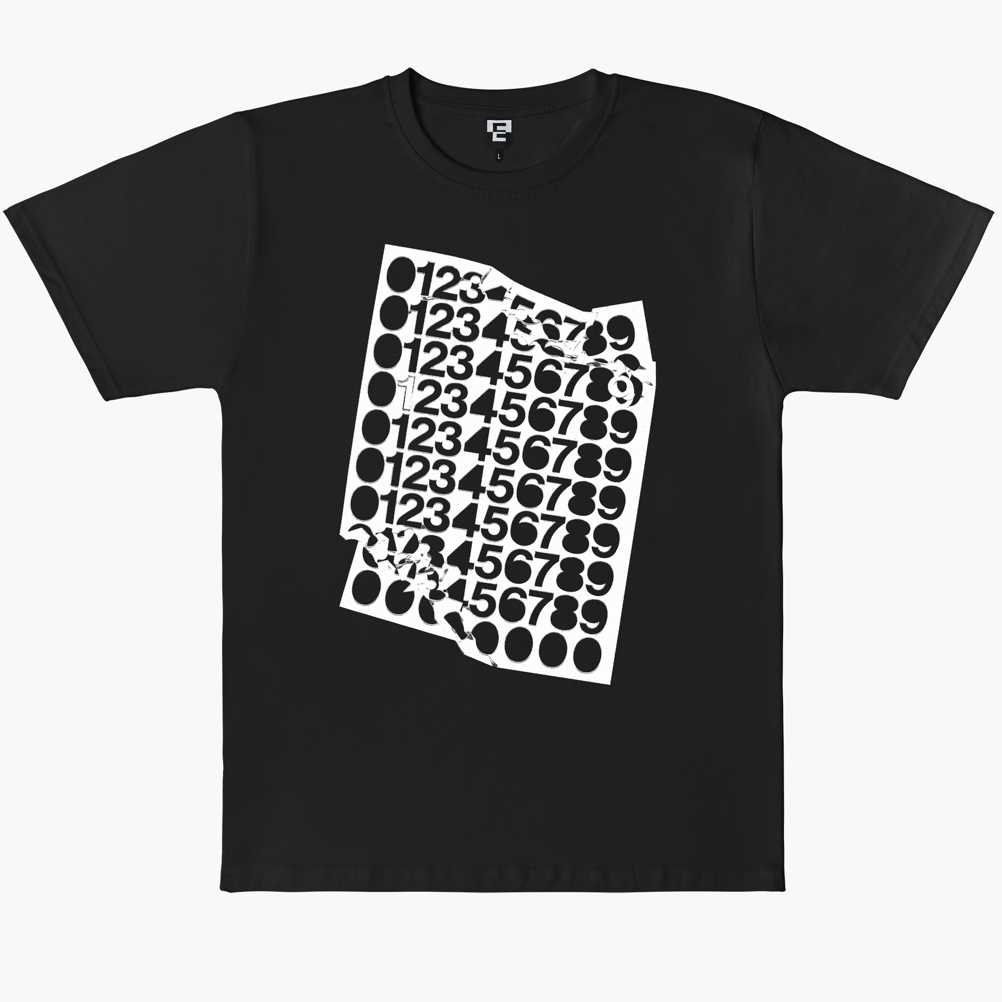 Glitched Numbers | Everpress