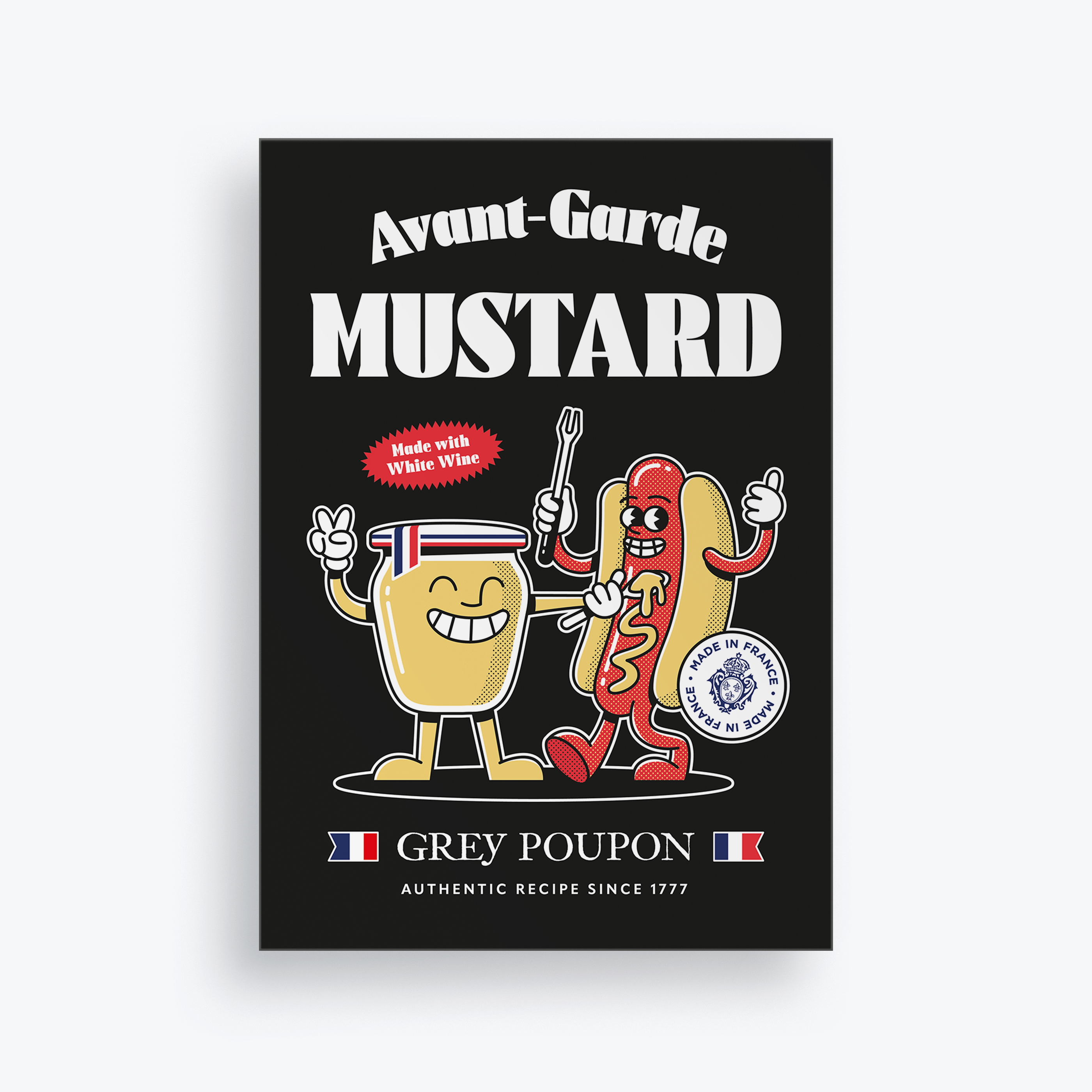 Avant-Garde Mustard Print | Everpress