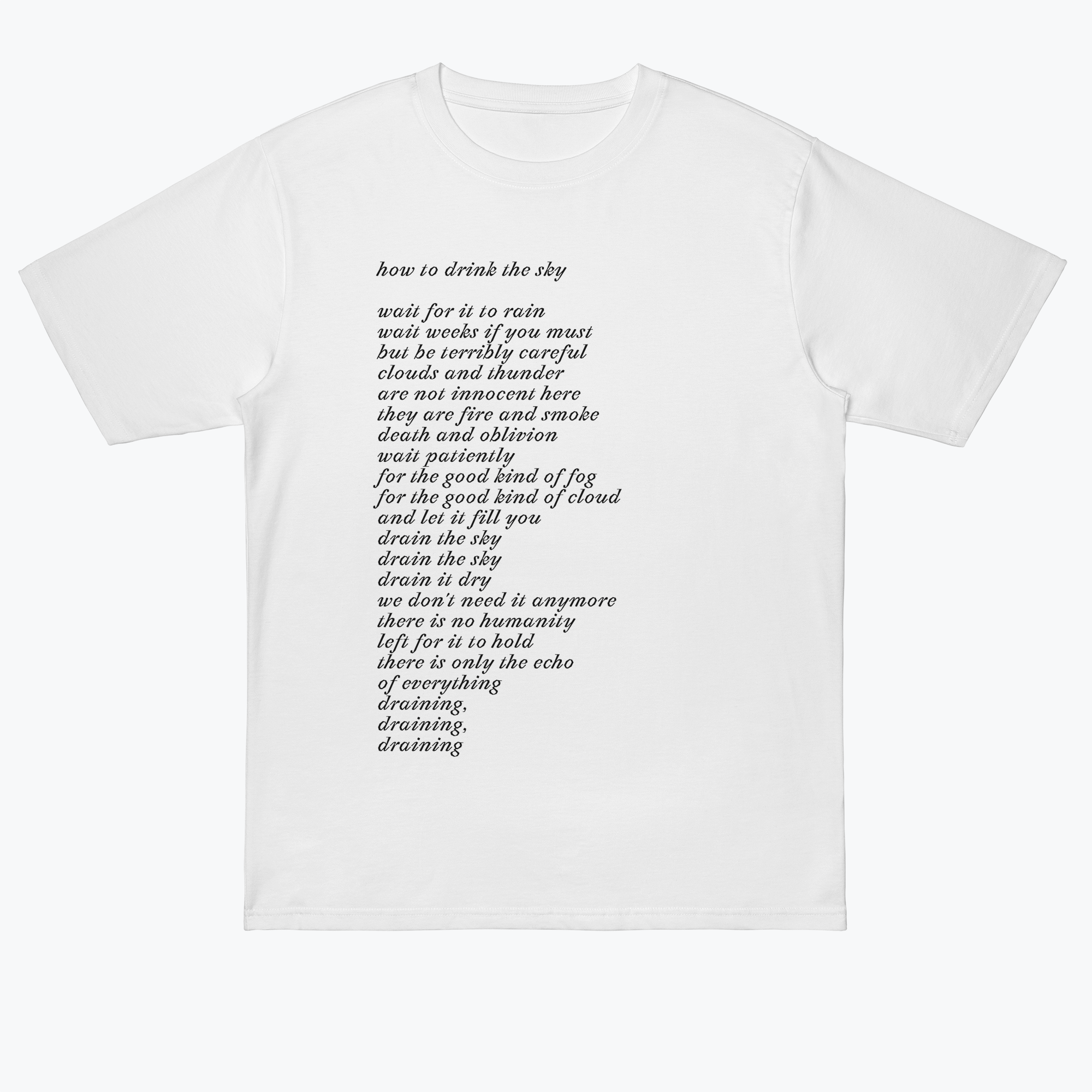 HOW TO DRINK THE SKY | Everpress