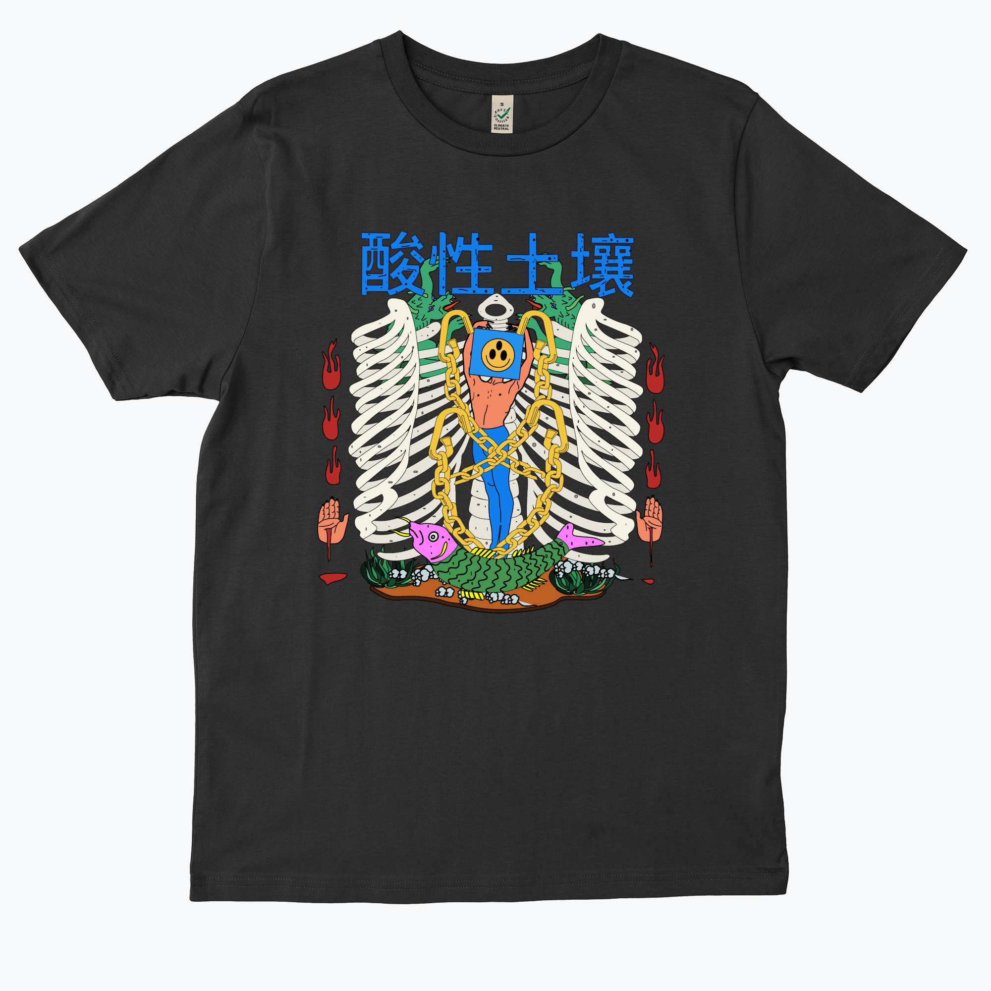 The Acidic Ground T-shirt by Reza Hasni | Everpress